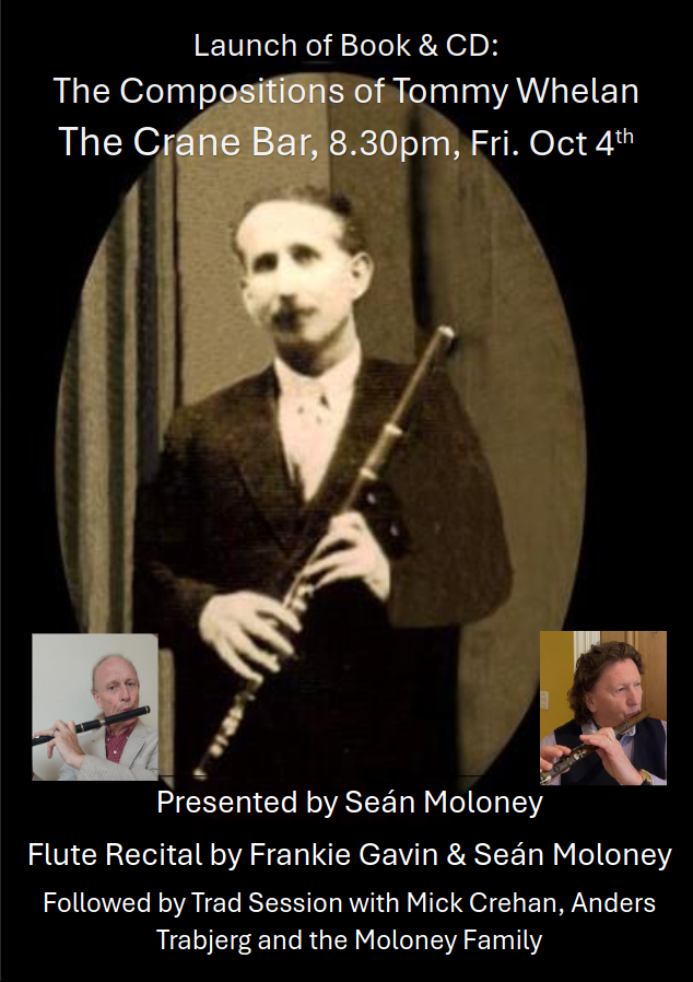 Traditional Irish Music Flautist (Flute Player), Sean Moloney